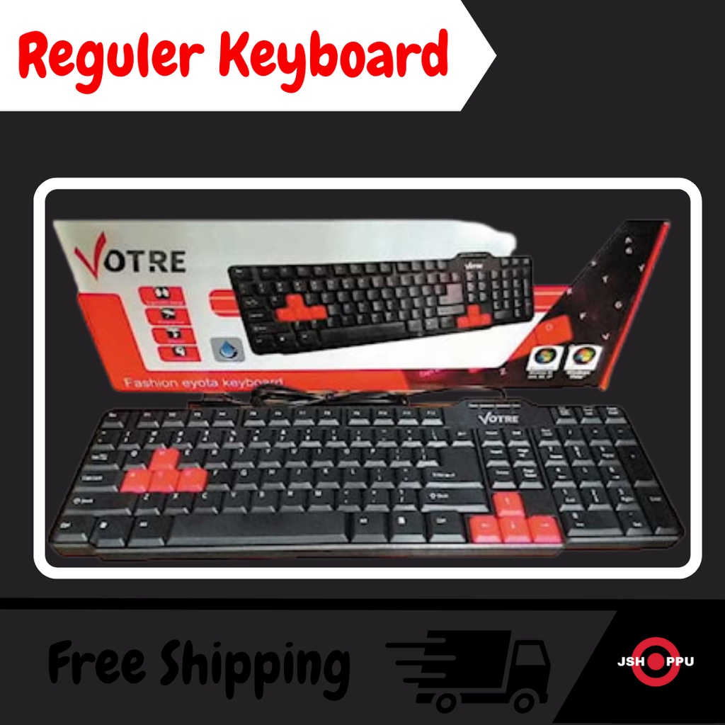 Jual Keyboard Laptop Non Wireless Keyboard PC Komputer Desktop Reguler ...