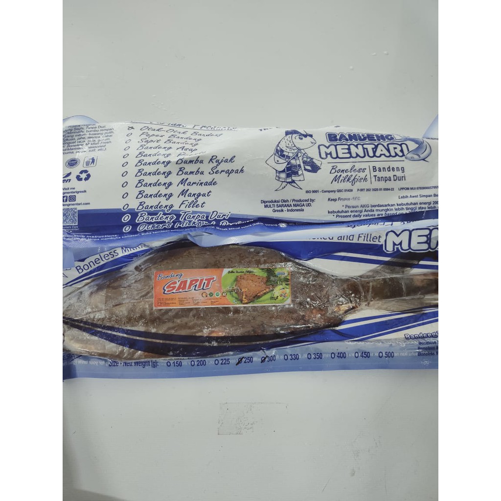 Jual BANDENG MENTARI SAPIT MEDIUM / BANDENG SAPIT / IKAN BANDENG SAPIT ...