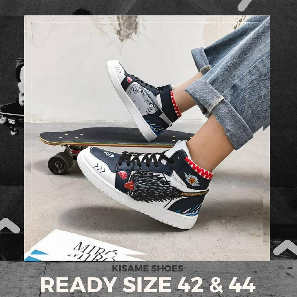 Jual Sepatu Sneakers Limited Anime Naruto Kisame Akatsuki | Shopee ...