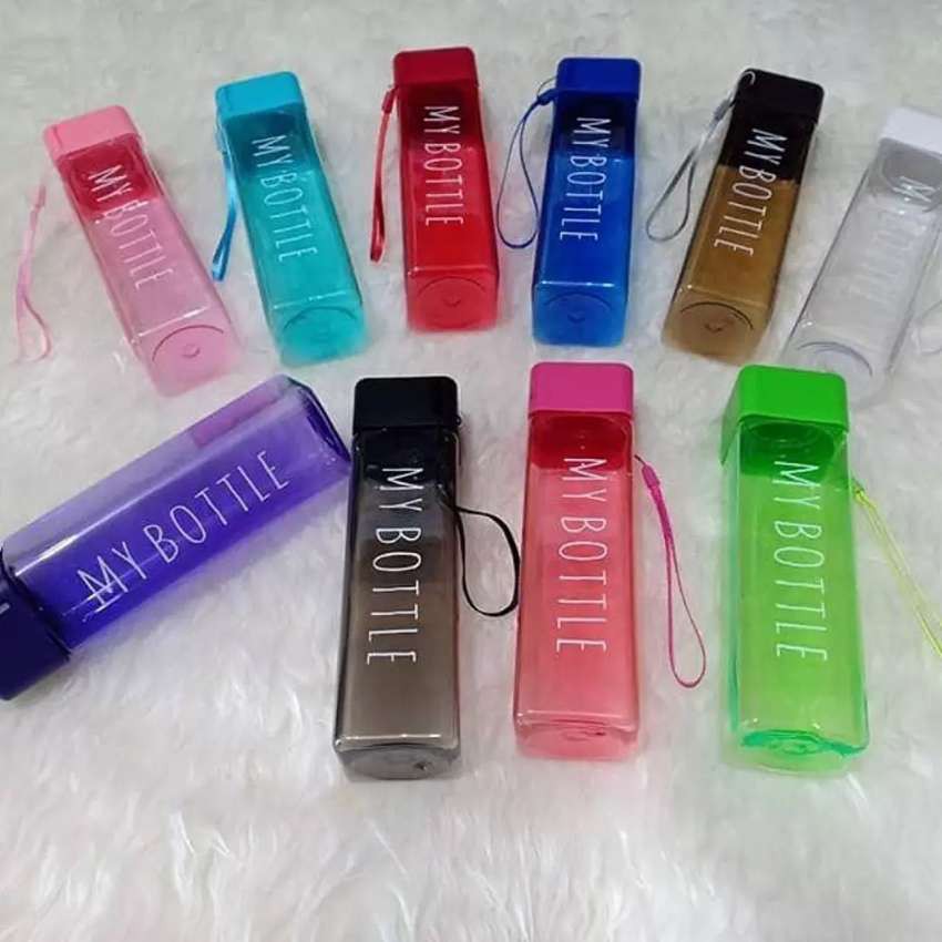 Jual (LAKU) BOTOL MINUM KOTAK BPA FREE ANTI PECAH ( ADA TALI) | Shopee ...