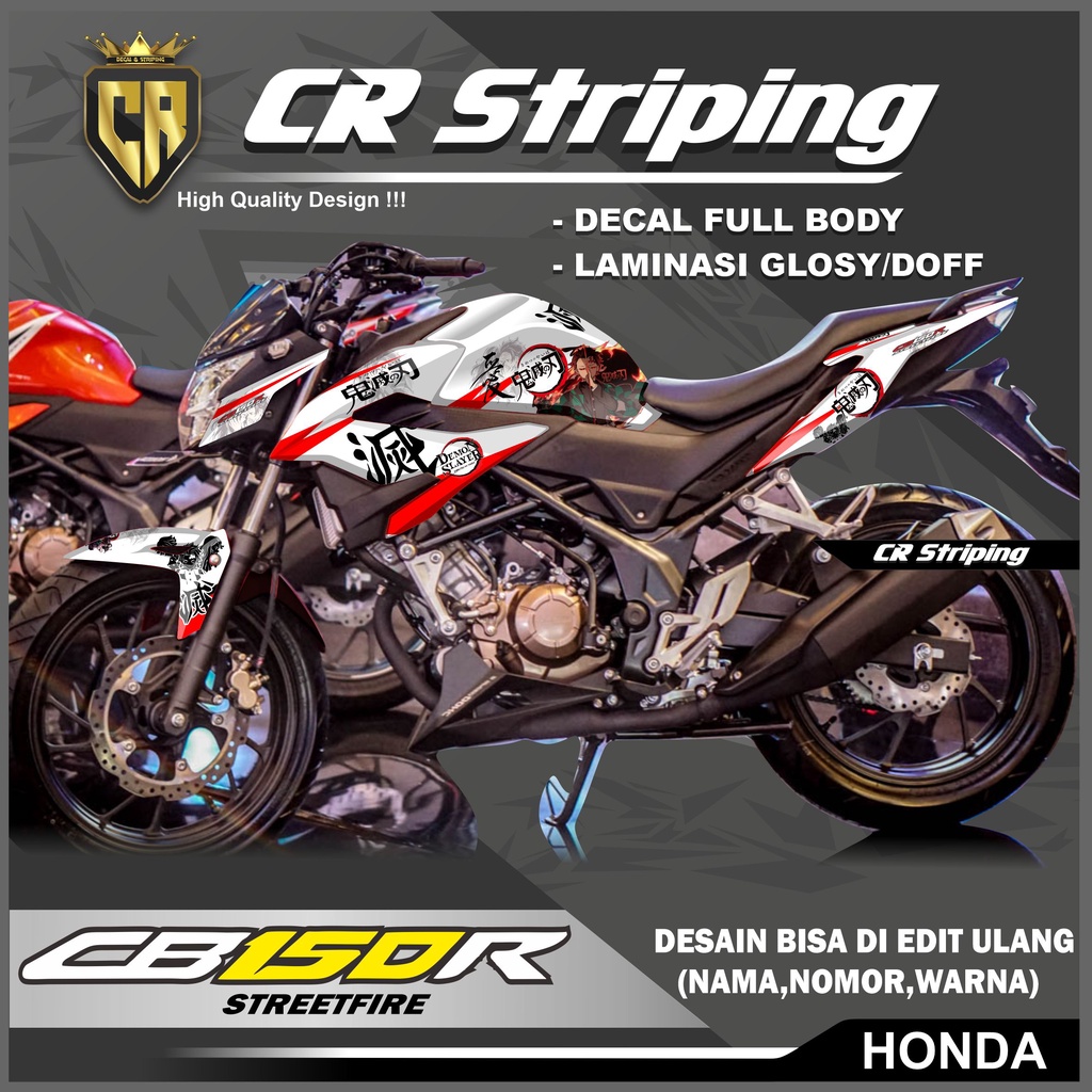 Jual Decal CB 150R StreetFire / Decal Custom CB150R New Full Body ...