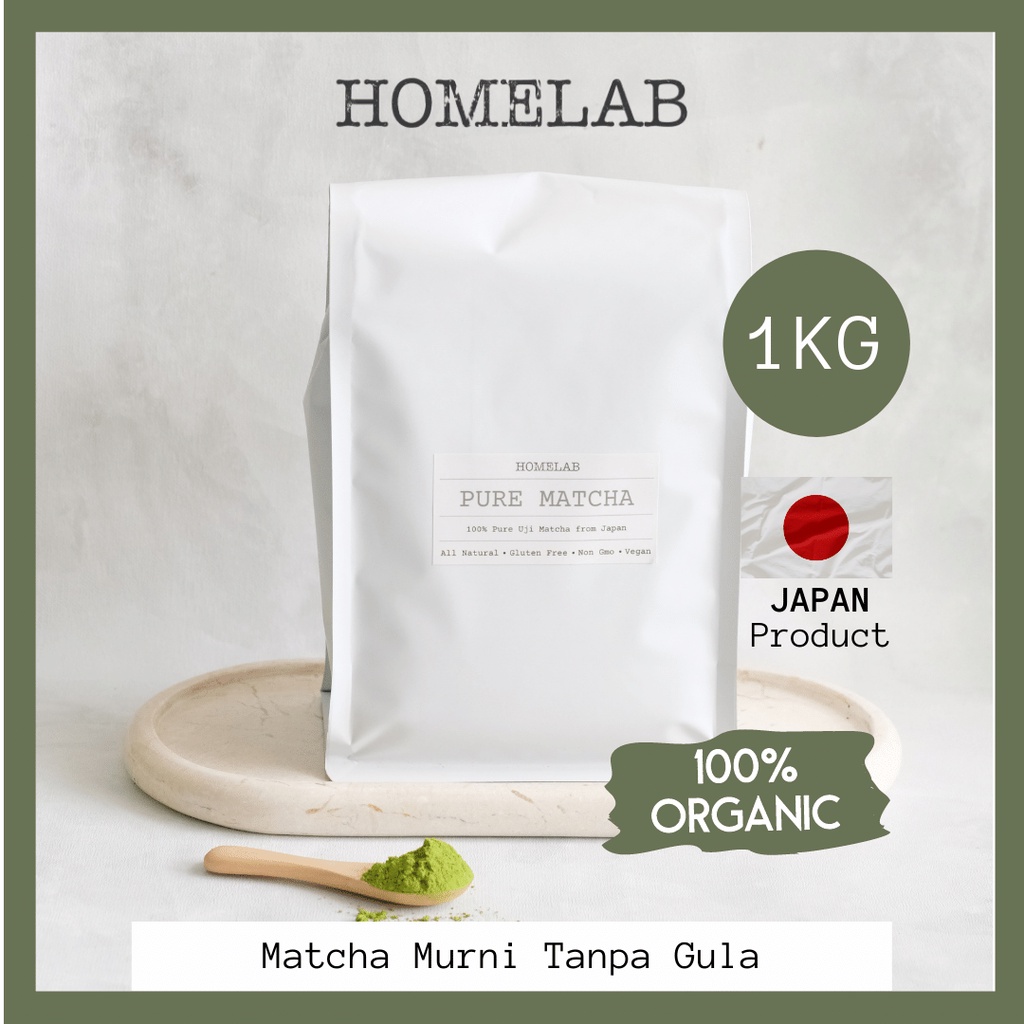 Jual Homelab 100% Pure Uji Matcha Japan - Bubuk Matcha Premium Grade ...
