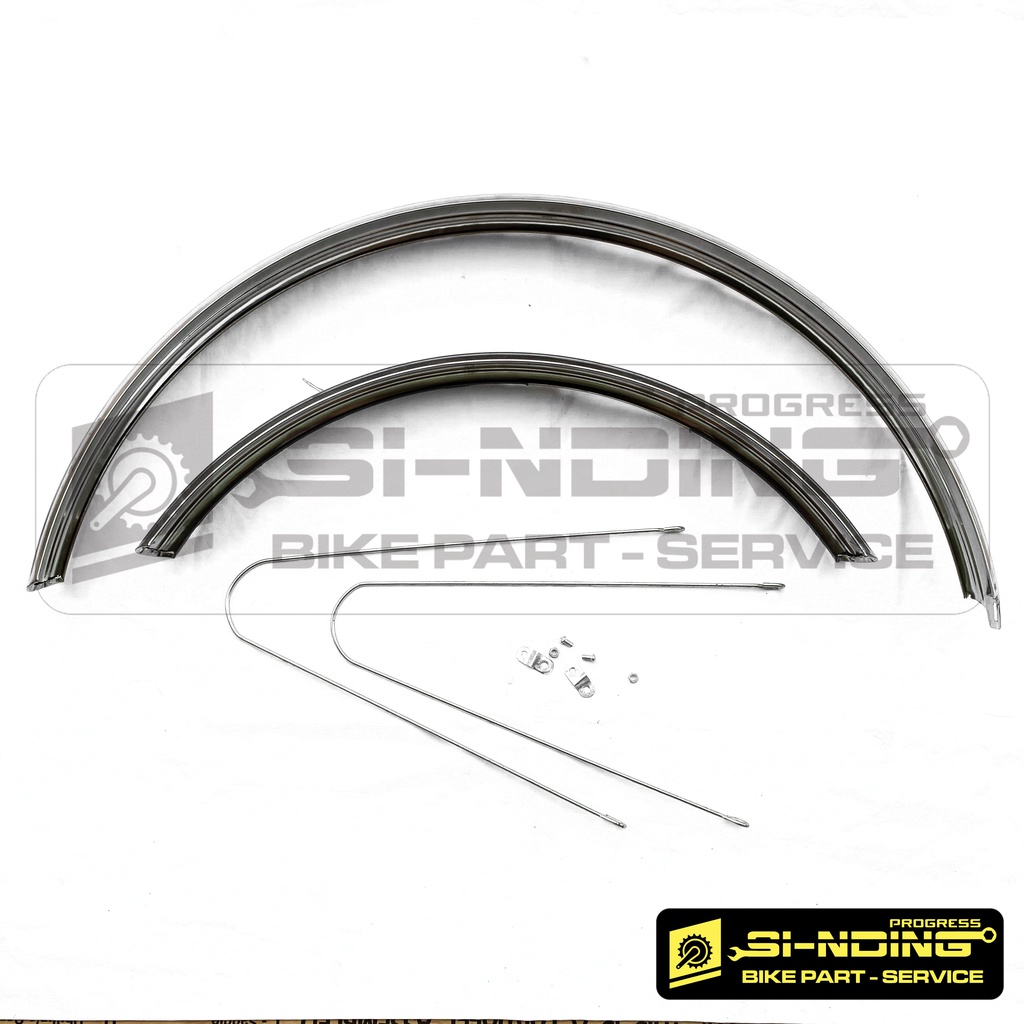 Jual Fender Spakbor Slebor Sepeda Federal MTB 26 Inch Silver BUKAN ...