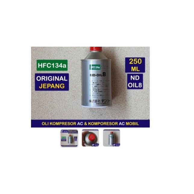 Jual OLI ND8 OIL ND 8 KOMPRESOR AC MOBIL Hfc R134A 250 CC | Shopee ...