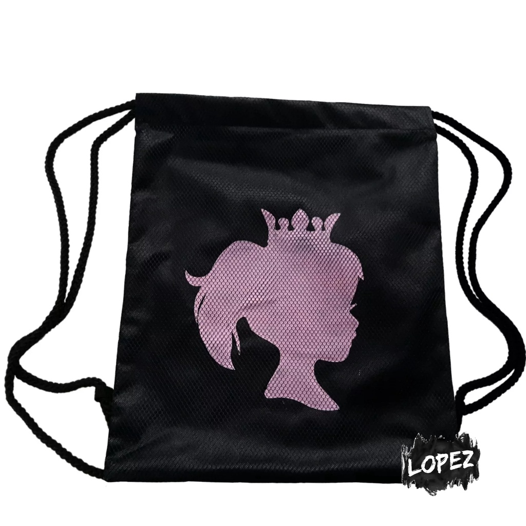 Jual Tas Jaring Barbie Princess / Tas Ransel Siluet Cewek Mahkota ...