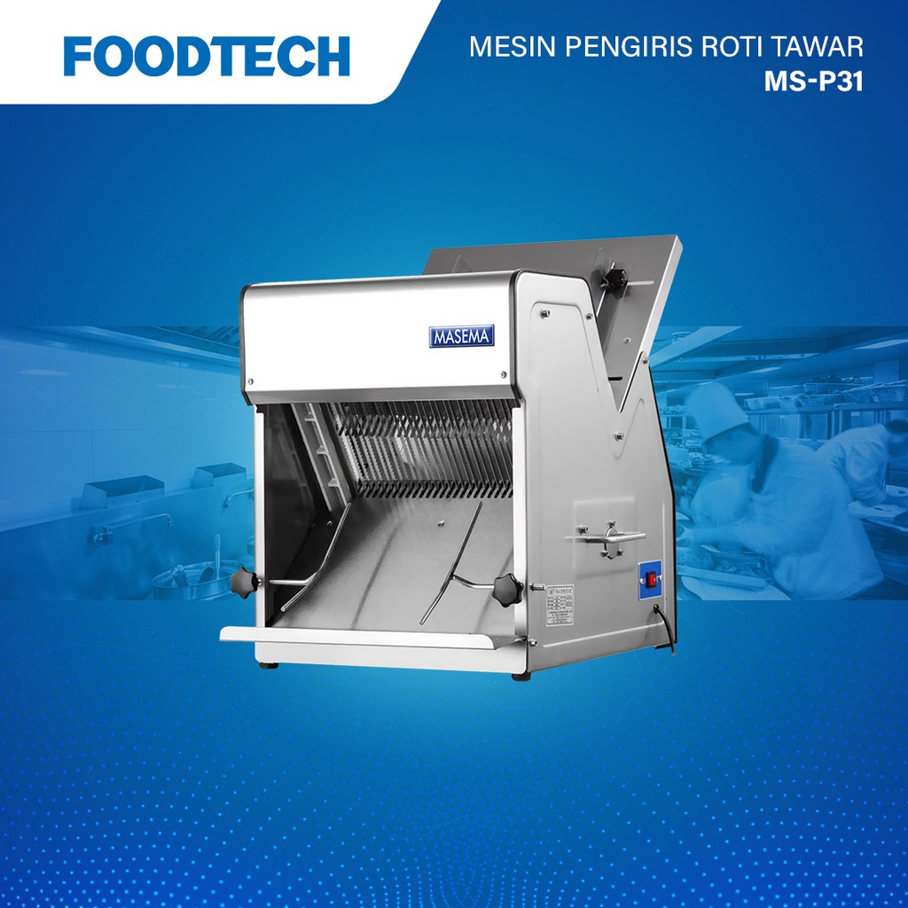 Jual Mesin Pengiris Roti Tawar Bread Slicer MS-P-31 | Shopee Indonesia