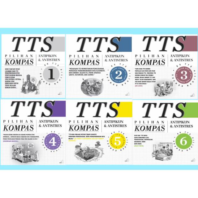 Jual Buku TTS Sudoku Pilihan Kompas Jilid 1 2 3 4 5 6 | Shopee Indonesia