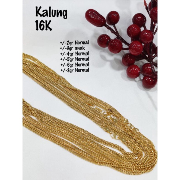 Jual Kalung Rantai Emas Asli Model Gosok Papan Sisik Naga Cuban Curb ...