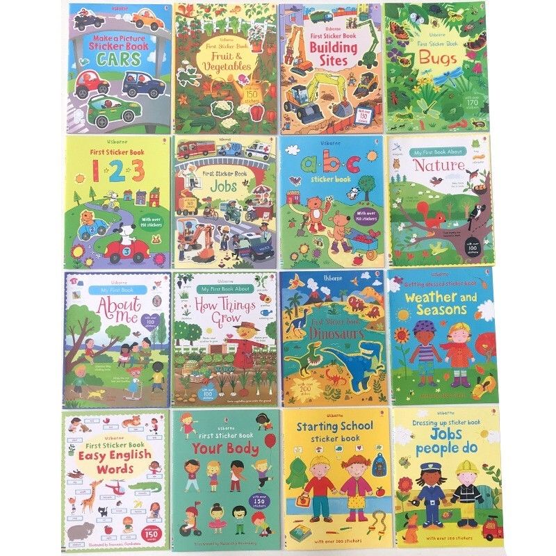 Jual usborne sticker book / usborne coloring book | Shopee Indonesia