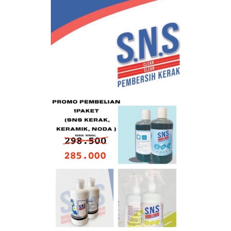Jual PROMO Bundling SNS KERAK/SNS NODA/SNS KERAMIK 500ML | Shopee Indonesia