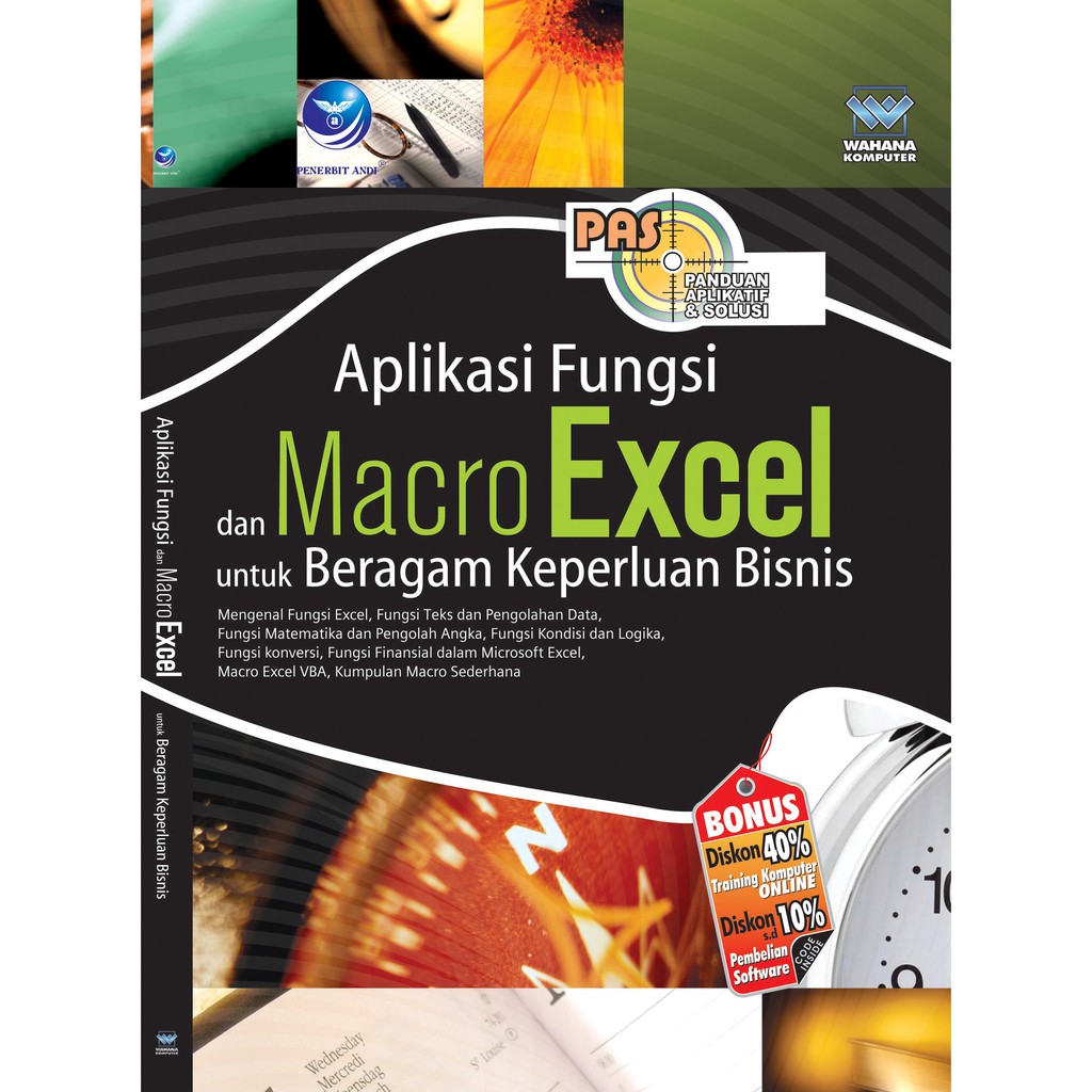 Jual Panduan Aplikasi Dan Solusi: Aplikasi Dan Macro Excel Untuk ... Jual Panduan Aplikasi Dan Solusi: Aplikasi Dan Macro Excel Untuk ...