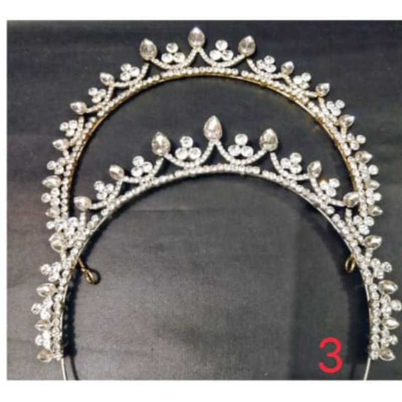 Jual Mahkota Zircon Premium Murah / Crown Gaun Pengantin Panjang sampai ...