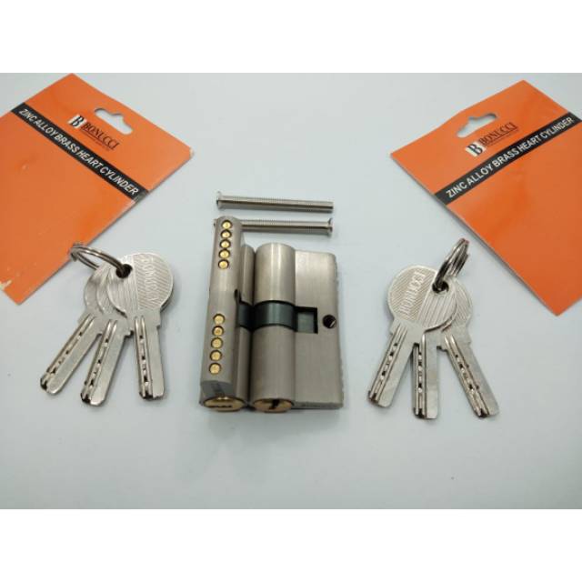 Jual TERMURAHH BERKUALITAS SILINDER BESAR 3 ANAK KUNCI 60MM PINTU KOMPUTER/SILINDER KUNCI PINTU ...