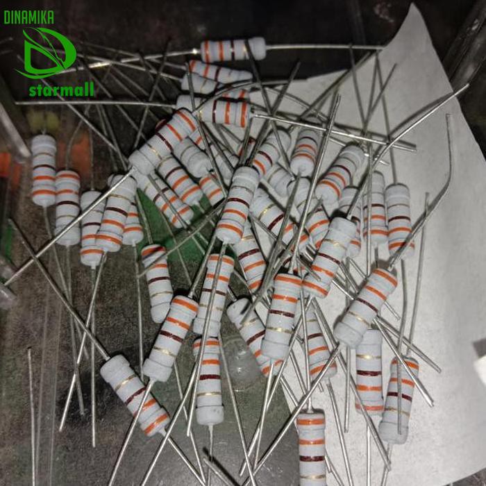 Jual Resistor 330 Ohm 330R 270Ohm 1Watt 1 Watt Toleransi 5% Pcmelebik54 Ayo Beli | Shopee Indonesia