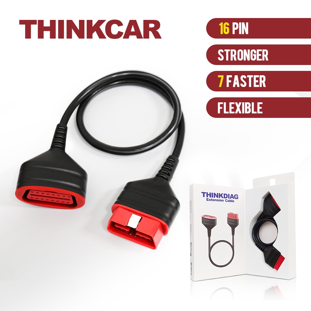 Jual Kabel Extension Thinkdiag OBD2 16 pin Original | Shopee Indonesia