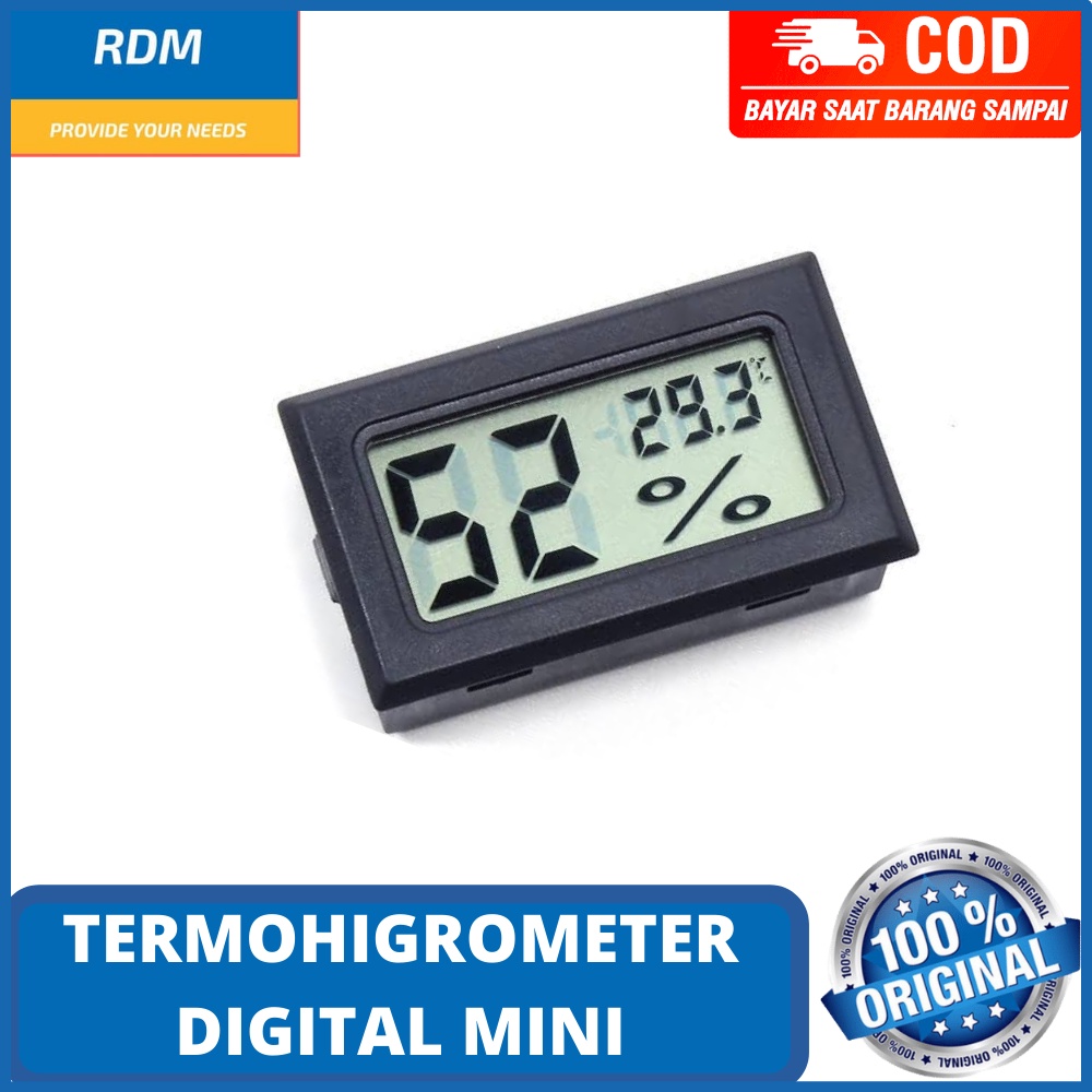 Jual Termohigrometer Mini Digital Thermometer dan hygrometer Digital ...