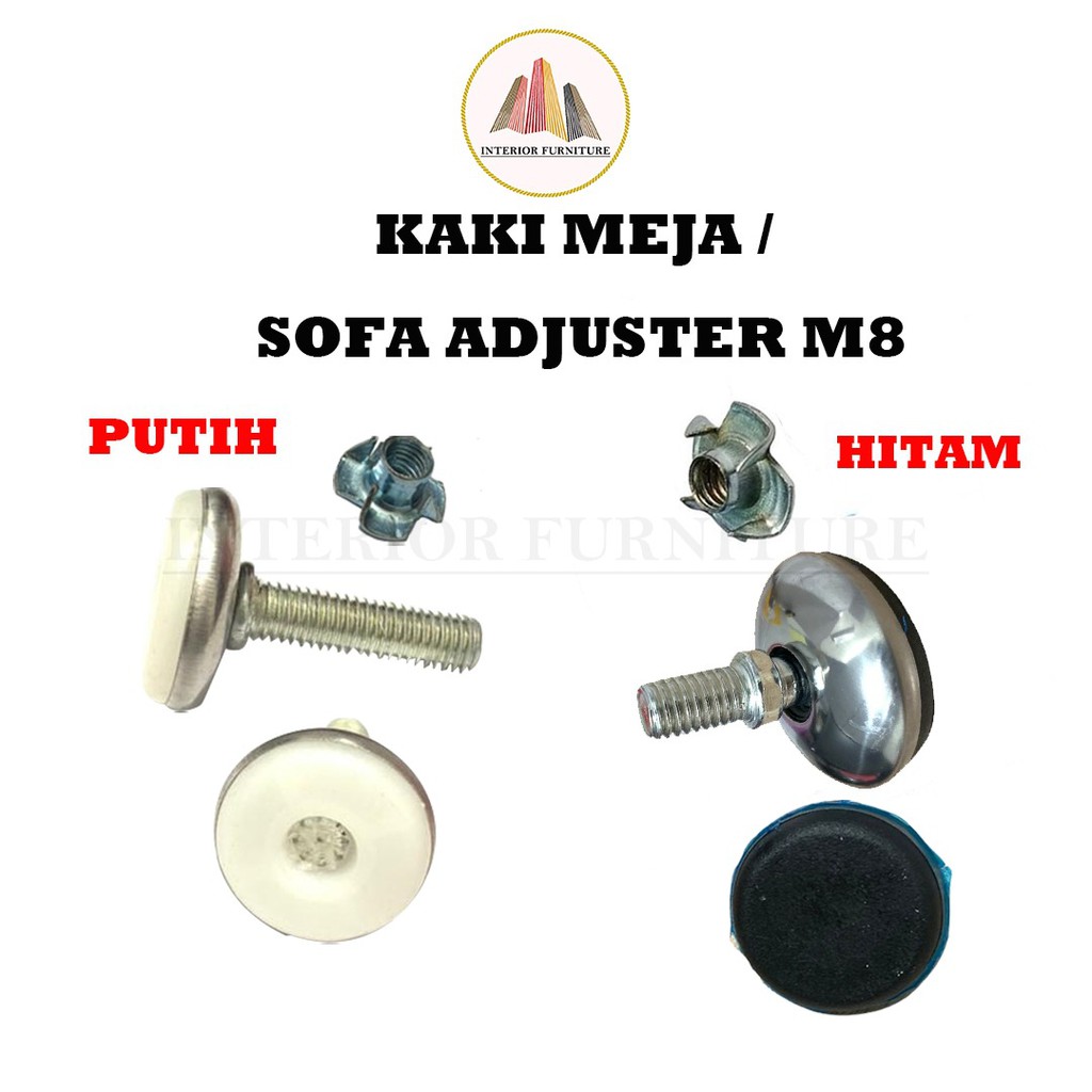 Jual Furniture Feet Adjuster / Baut M8 Kaki Stabil Sofa & Meja | Shopee ...