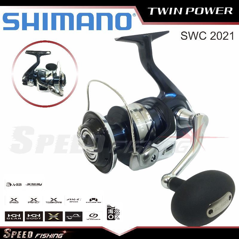 Jual Reel Twin Power SW 2021 SW C 4000 6000 8000 10000 14000 HG XG PG C Shimano Twinpower TP SWC ...