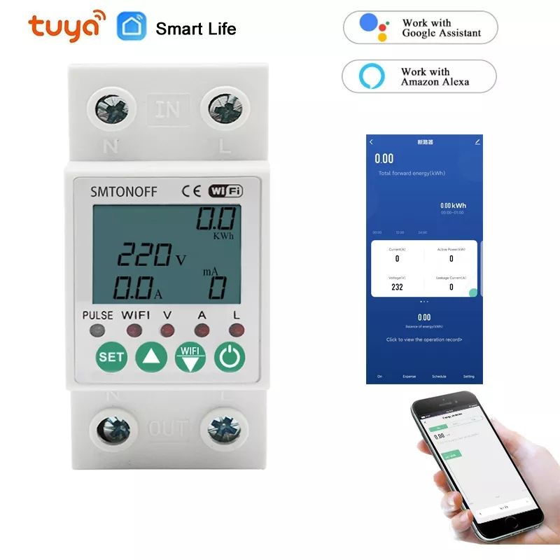 Jual Smart life Tuya WIFI Smart Energy Meter Prepaid energy meter kWh ... Jual Smart life Tuya WIFI Smart Energy Meter Prepaid energy meter kWh ...