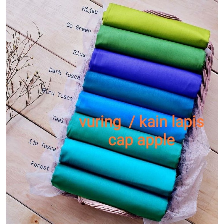 Jual VURING / PURING / KAIN LAPIS / ERROW CAP APPLE TEX BY ASIAN TEX ...
