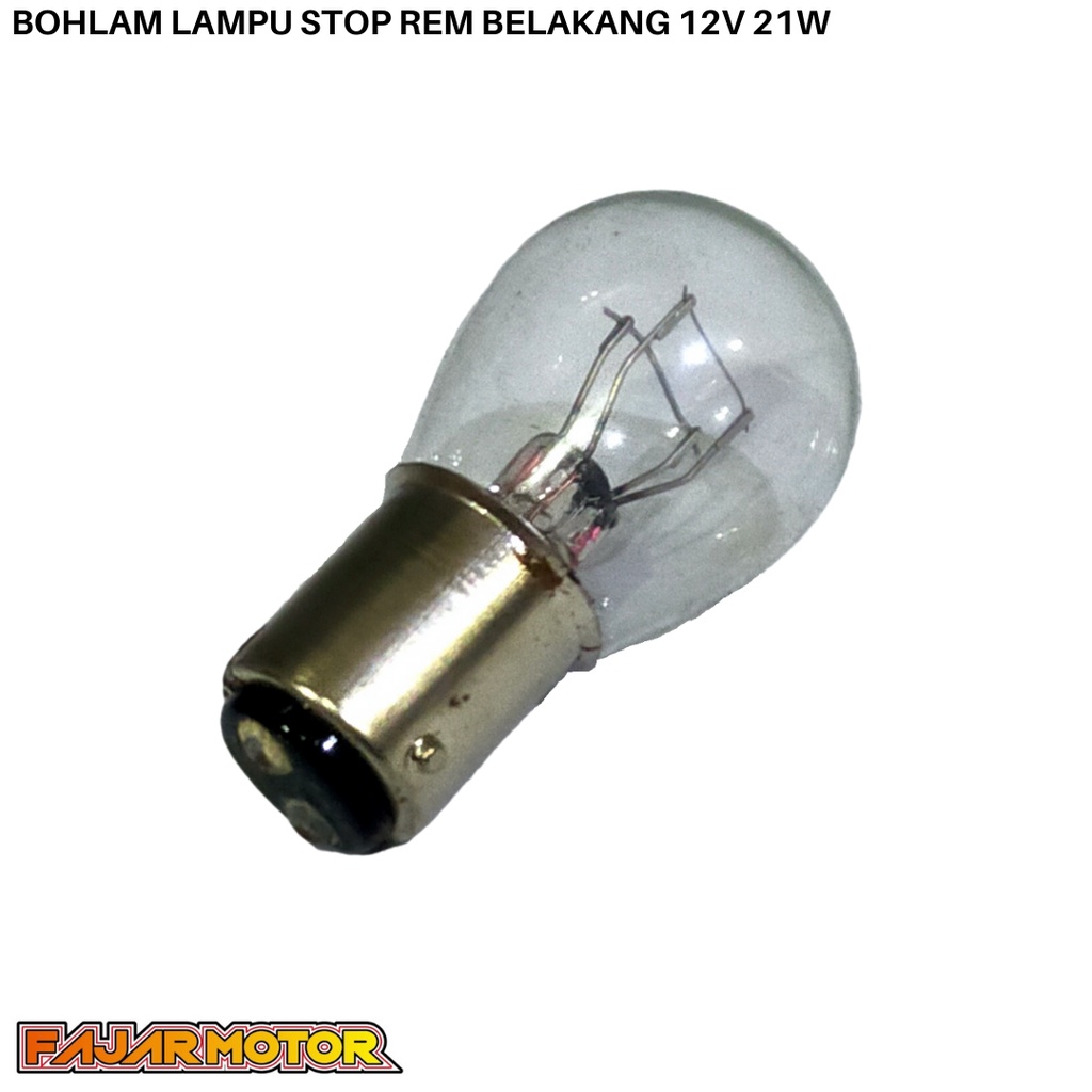 Jual BULB BOHLAM DOP STOP REM LAMPU BELAKANG MOBIL MOTOR 12V 21W | Shopee Indonesia