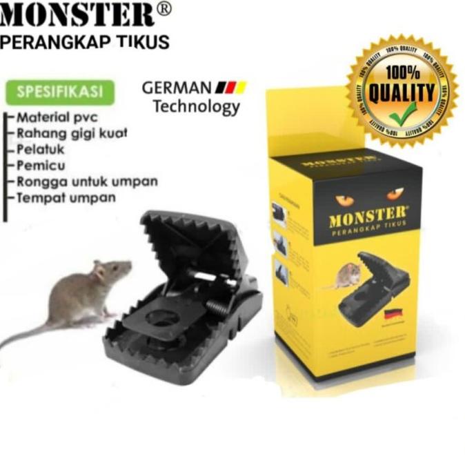 Jual Perangkap Tikus MONSTER Jebakan Pembasmi Joni Cat Tanpa Racun ...