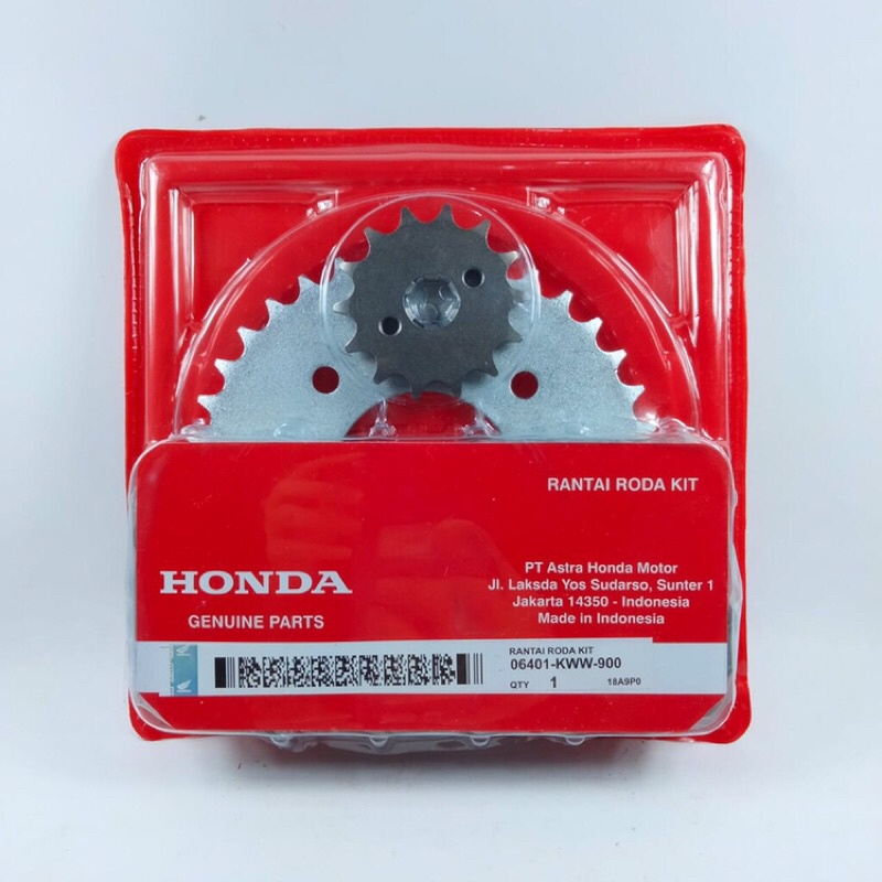 Jual GEAR SET GIR 1 SET HONDA REVO ABS BLADE 110 REVO FIT ORI KWW ...