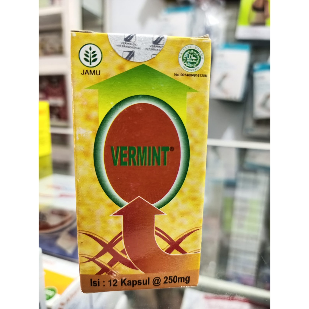 Jual VERMINT 12 Kapsul - Vermint Kapsul Cacing Kering - Obat Tipus ...