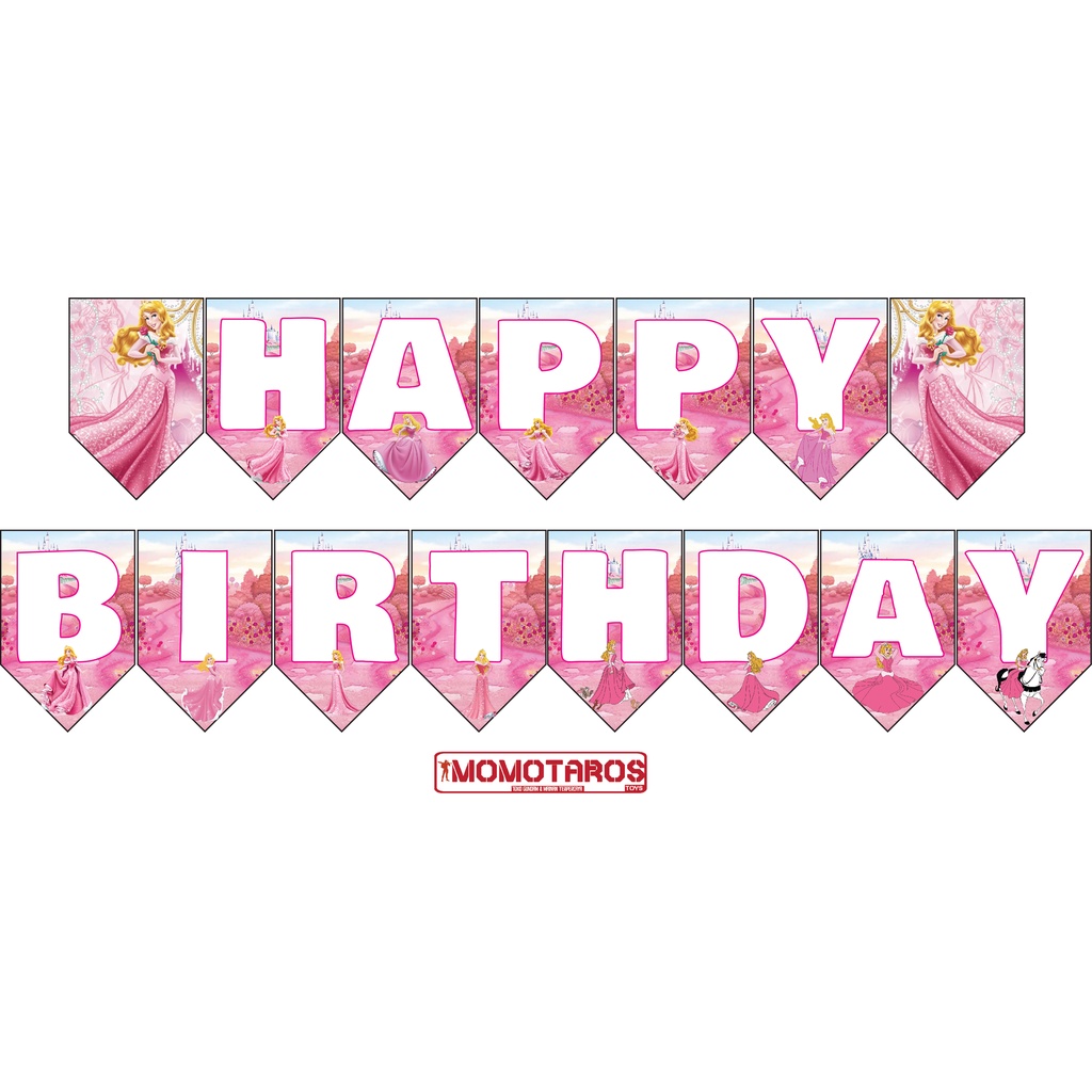 Jual Banner HBD Princess Aurorra set | Shopee Indonesia
