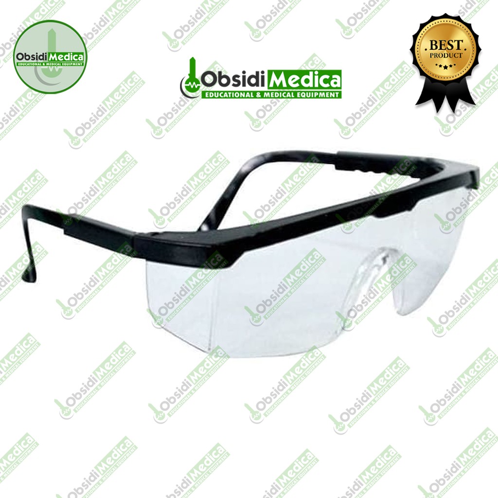 Jual Laboratory Safety Glasses Kaca Mata Lab Goggle OM Protect Standard ...