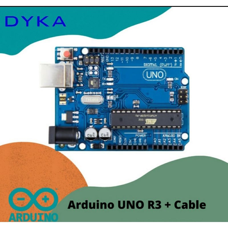 Jual Arduino Uno R3 DIP + Serial Cable | Shopee Indonesia