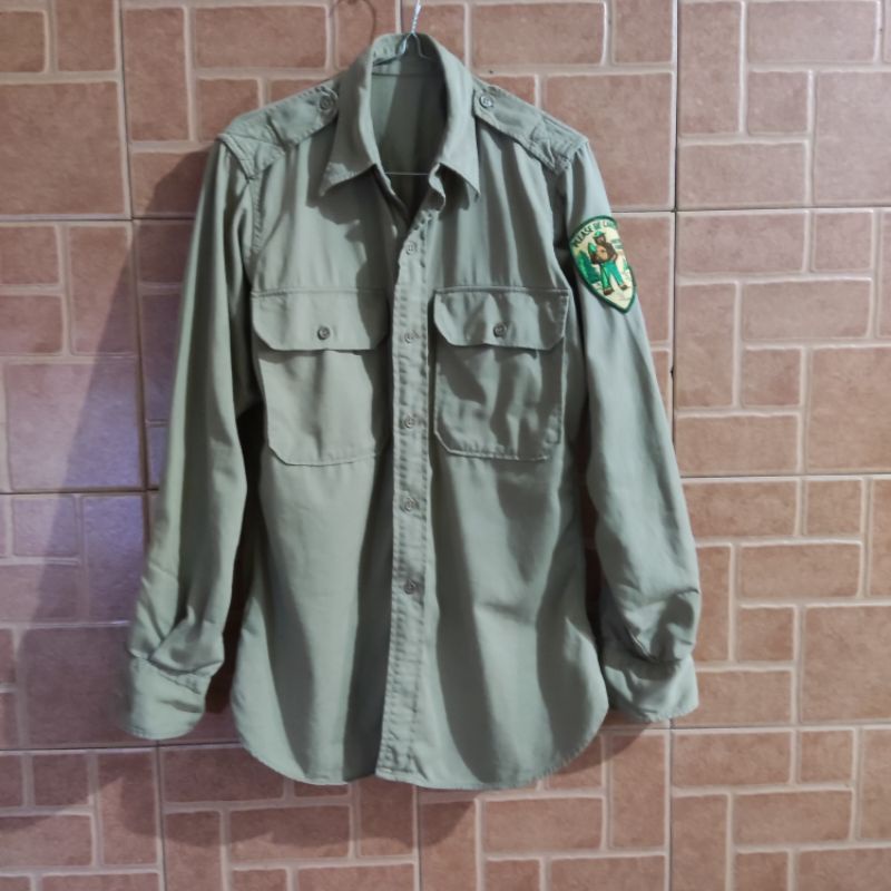 Jual Kemeja WW2 khaki military | Shopee Indonesia