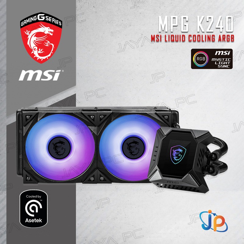 Jual MSI MPG CORELIQUID K240 ARGB - CPU Cooler Liquid Fan | Shopee Indonesia