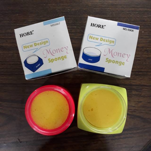 Jual SPON HITUNG UANG (MONEY SPONGE) RANDOM WARNA : HORE | Shopee Indonesia