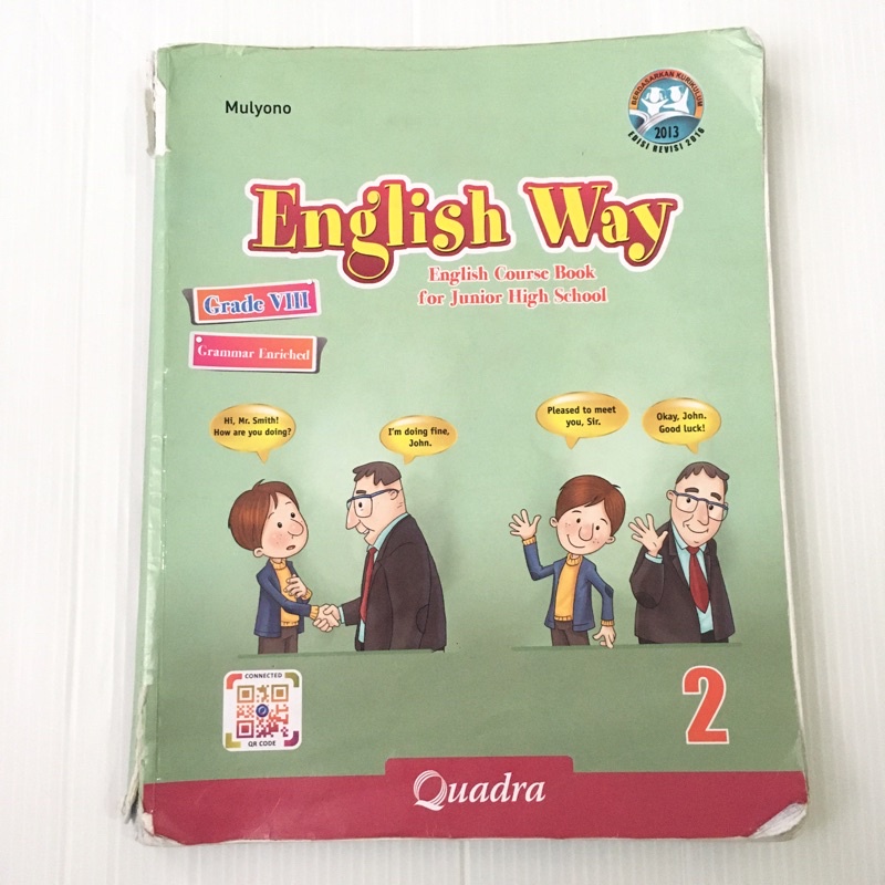 Jual buku cetak bahasa inggris kls 2 smp quadra | Shopee Indonesia