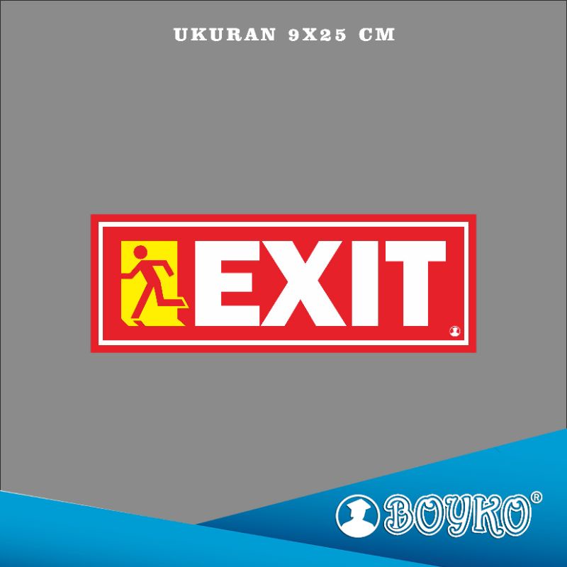 Jual Acrylic Sign/papan nama/Label Acrylic Exit | Shopee Indonesia