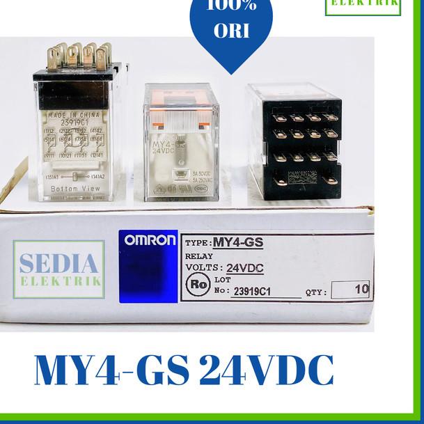 Jual Relay Omron MY4-GS-24VDC MY4GS 24VDC | Shopee Indonesia