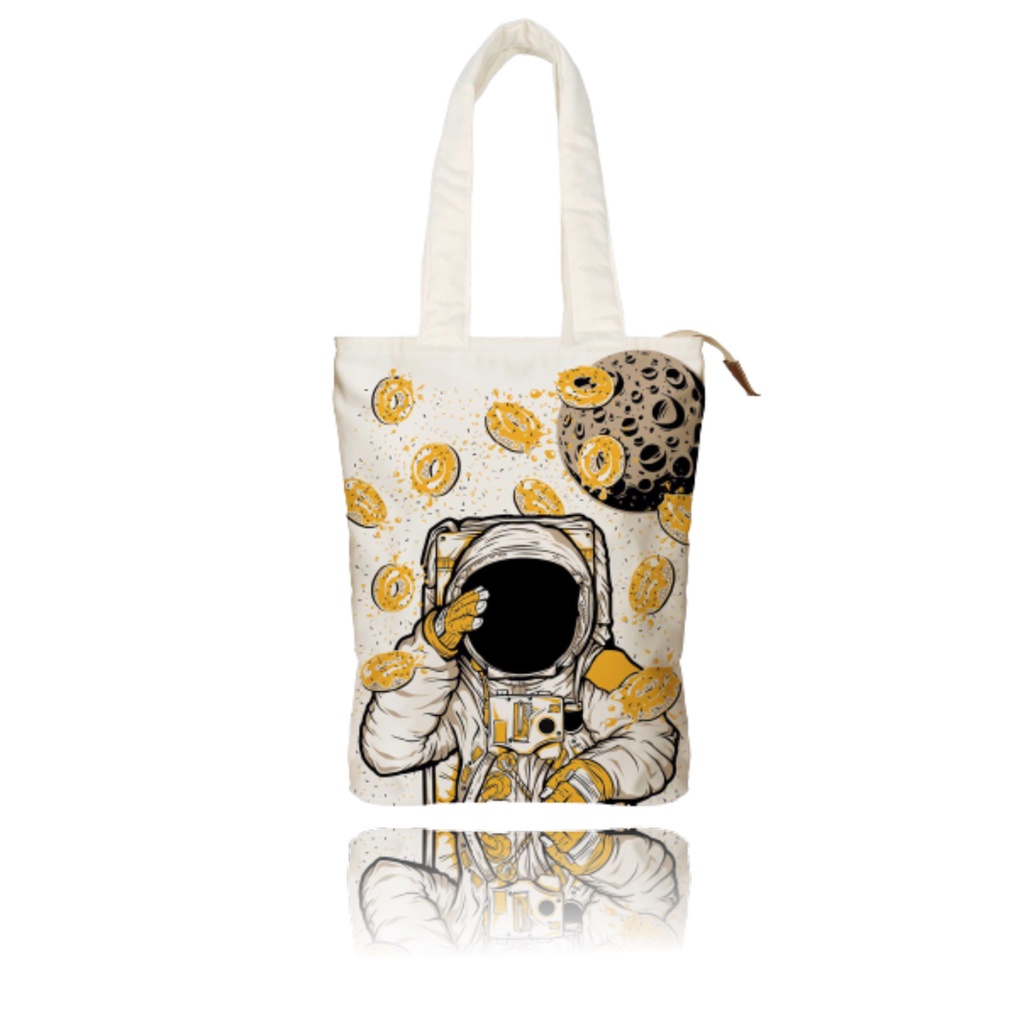 Jual Tas ToteBag Wanita Resleting Kanvas Tas Tota bag Bahan Tebal ...