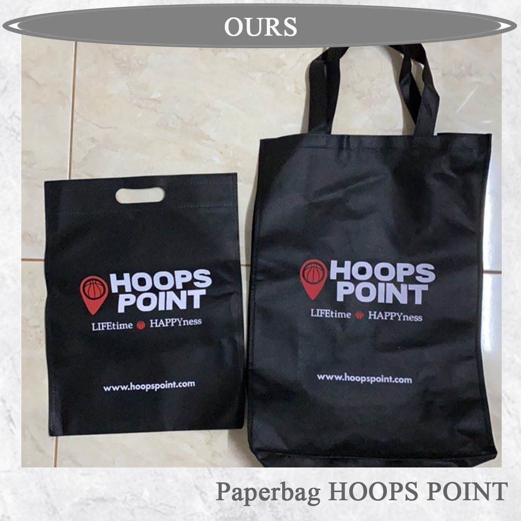 Jual PAPERBAG HOOPS POINT UKURAN KECIL - BESAR | Shopee Indonesia