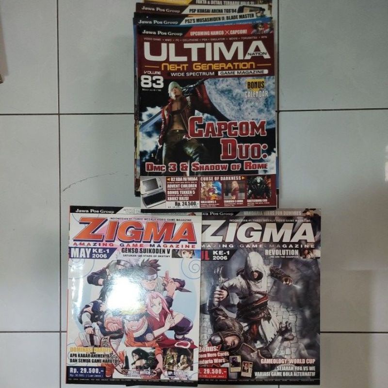 Jual Majalah Zigma Ultima Game Magazine Langka Rare | Shopee Indonesia
