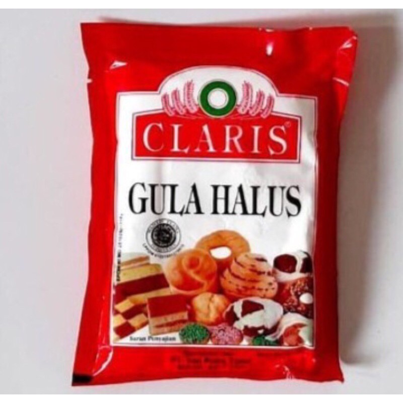 Jual gula halus claris merah kemasan 250gram | Shopee Indonesia