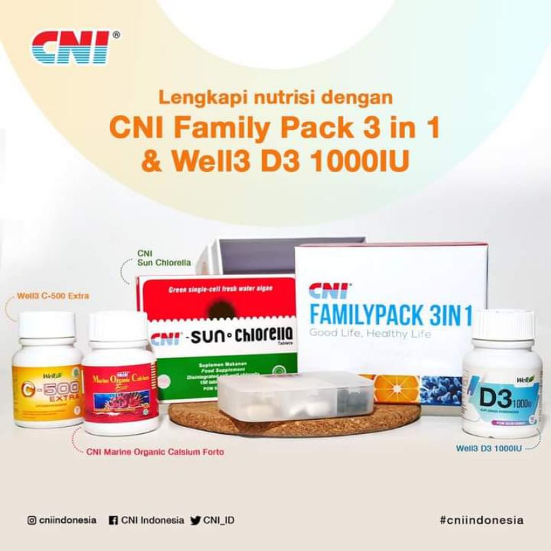 Jual CNI || CNI Family Pack 3in1 || Stamina Tetap Fit sampai Lanjut ...