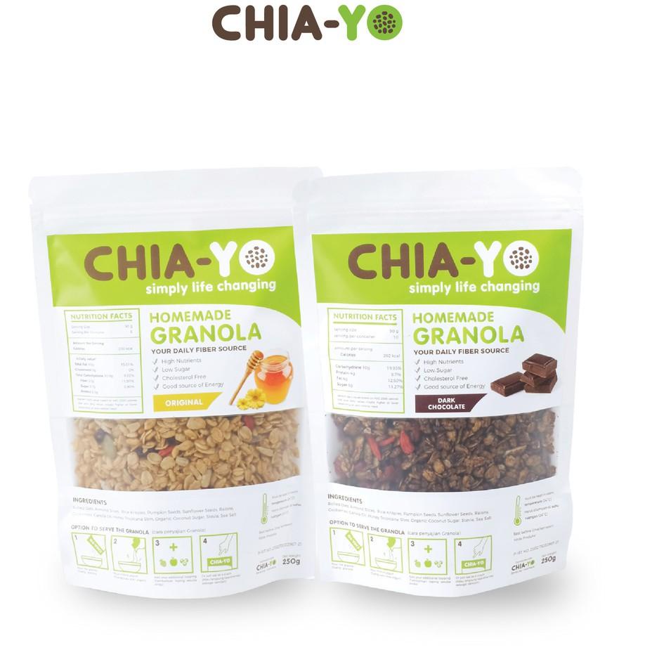 Jual CODEo5O9a--Chiayo PAKET : 2 Homemade Granola 250gr (Original ...