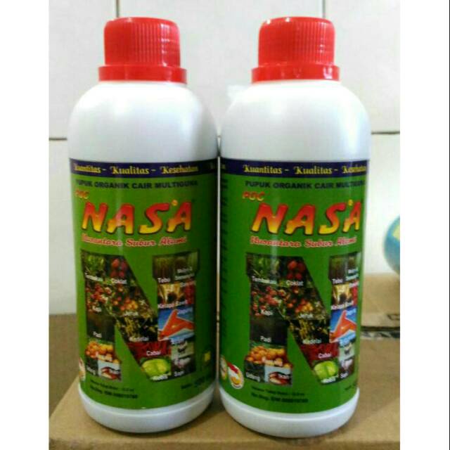 Jual PUPUK ORGANIK CAIR POC NASA KEMASAN 500 CC | Shopee Indonesia