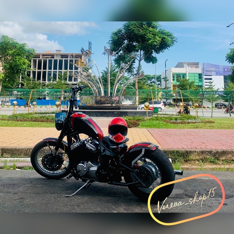 Jual HONDA STEED 400cc CHOPPER BOBBER CUSTOM | Shopee Indonesia