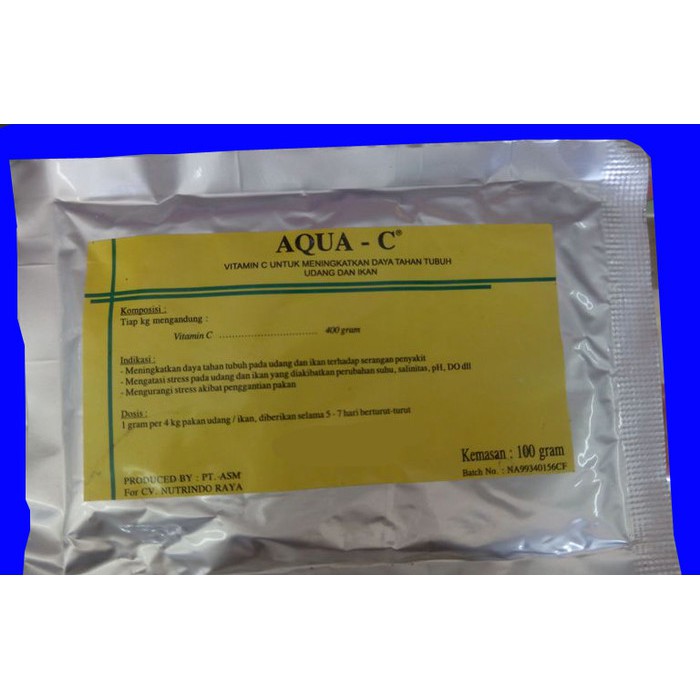 Jual AQUA - C (DAYA TAHAN TUBUH UDANG DAN IKAN) | Shopee Indonesia