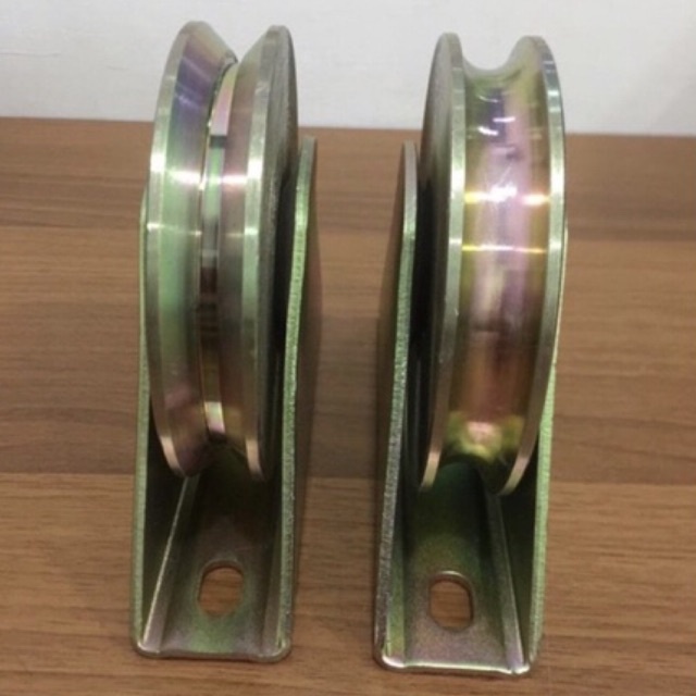 Jual Roda pagar 3” inchi 75mm roda pintu besi ( paret besi siku & paret ...