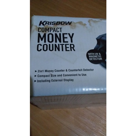 Jual mesin hitung uang money counter merk krisbow | Shopee Indonesia