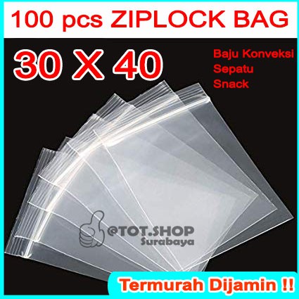 Jual 30 x 40 [Tebal 05] PLASTIK POS (PLASTIK OBAT SAOS) klip baju, kaos ...