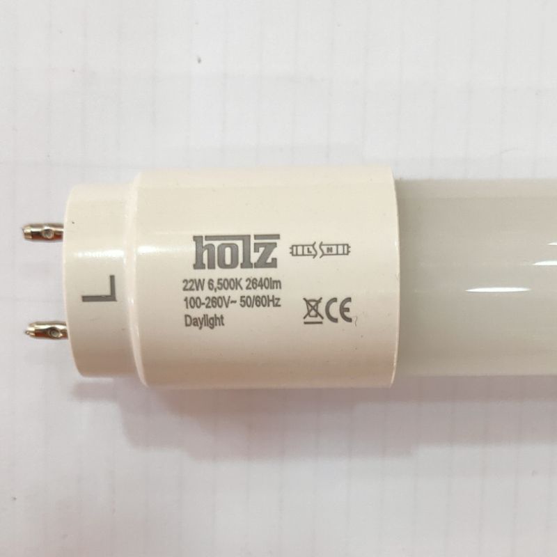 Jual Lampu TL T8 22W 6500K/3000K Tube LED HOLZ 120cm | Shopee Indonesia
